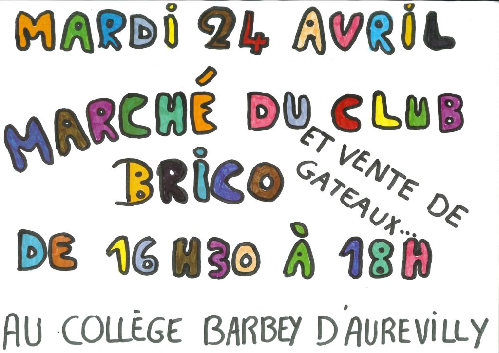 Marché du club brico - Mairie de Saint Sauveur le Vicomte